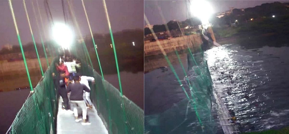 Morbi bridge collapse: Chief Municipality Officer suspended Morbi bridge collapse: Chief Municipality Officer suspended